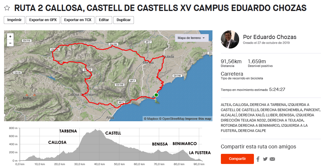 CAMPUS CALPE 2020 | Eduardo Chozas